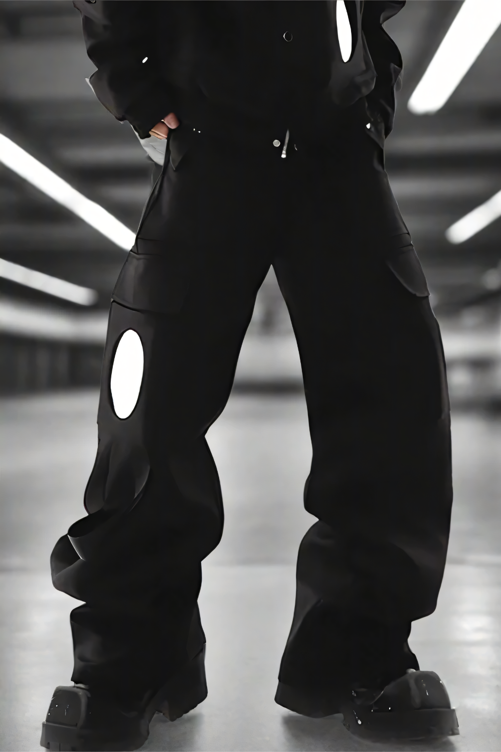 Vortex Cutout Cargo Pants – LAZERorange.com